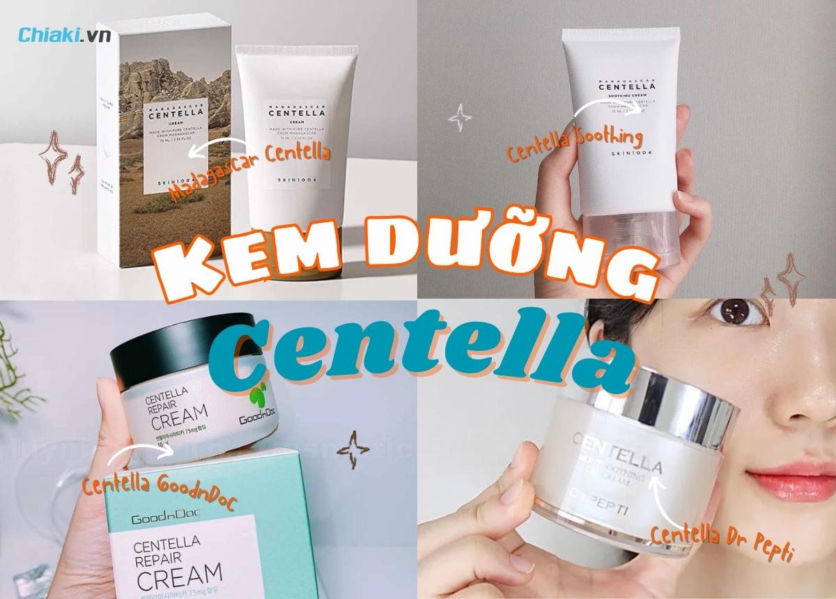 Top 7 Kem dưỡng Centella chính hãng tốt nhất cho mùa thu đông 2026