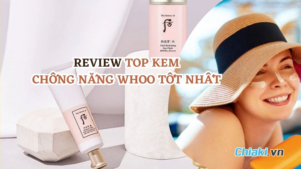 Top 5 kem chống nắng Whoo được yêu thích nhất