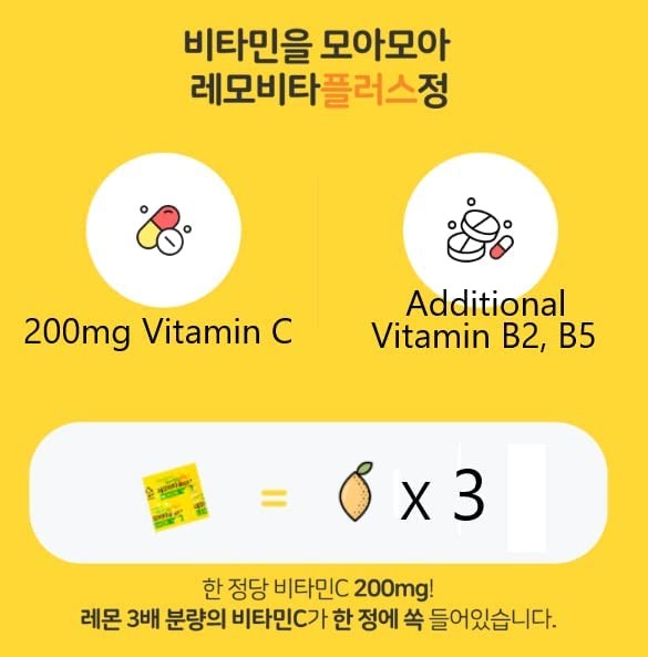 Viên ngậm LemoVita C Plus Lemon Flavor hương chanh