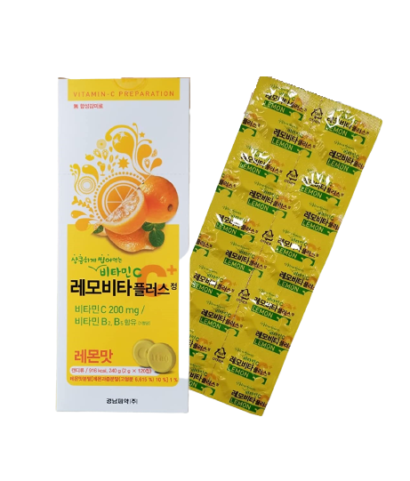 Viên ngậm LemoVita C Plus Lemon Flavor hương chanh