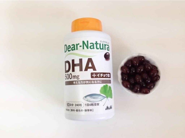 Viên Uống Bổ Não Asahi Dear-Natura DHA 500mg Nhật Bản