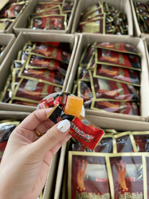 Combo 3 gói kẹo hồng sâm dẻo Hàn Quốc Korean Red Ginseng