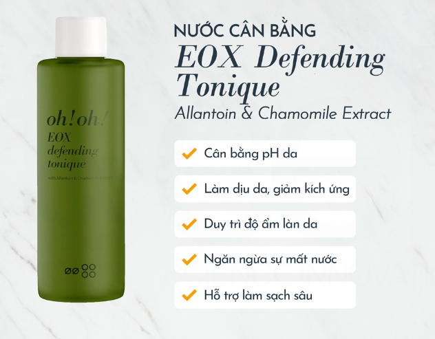 Nước Cân Bằng Da Oh!Oh! EOX Defending Tonique
