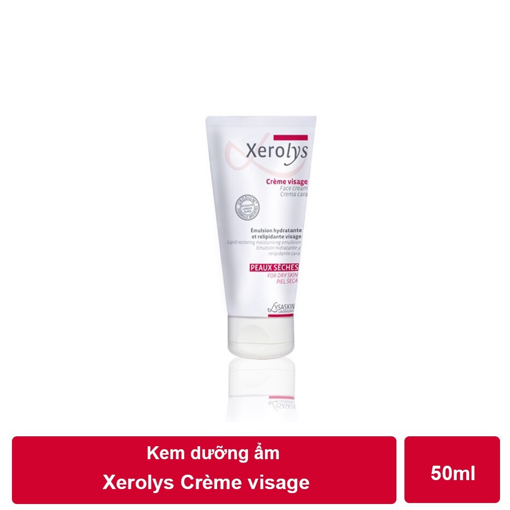 Kem dưỡng ẩm da khô Lysaskin Xerolys Crème Visage