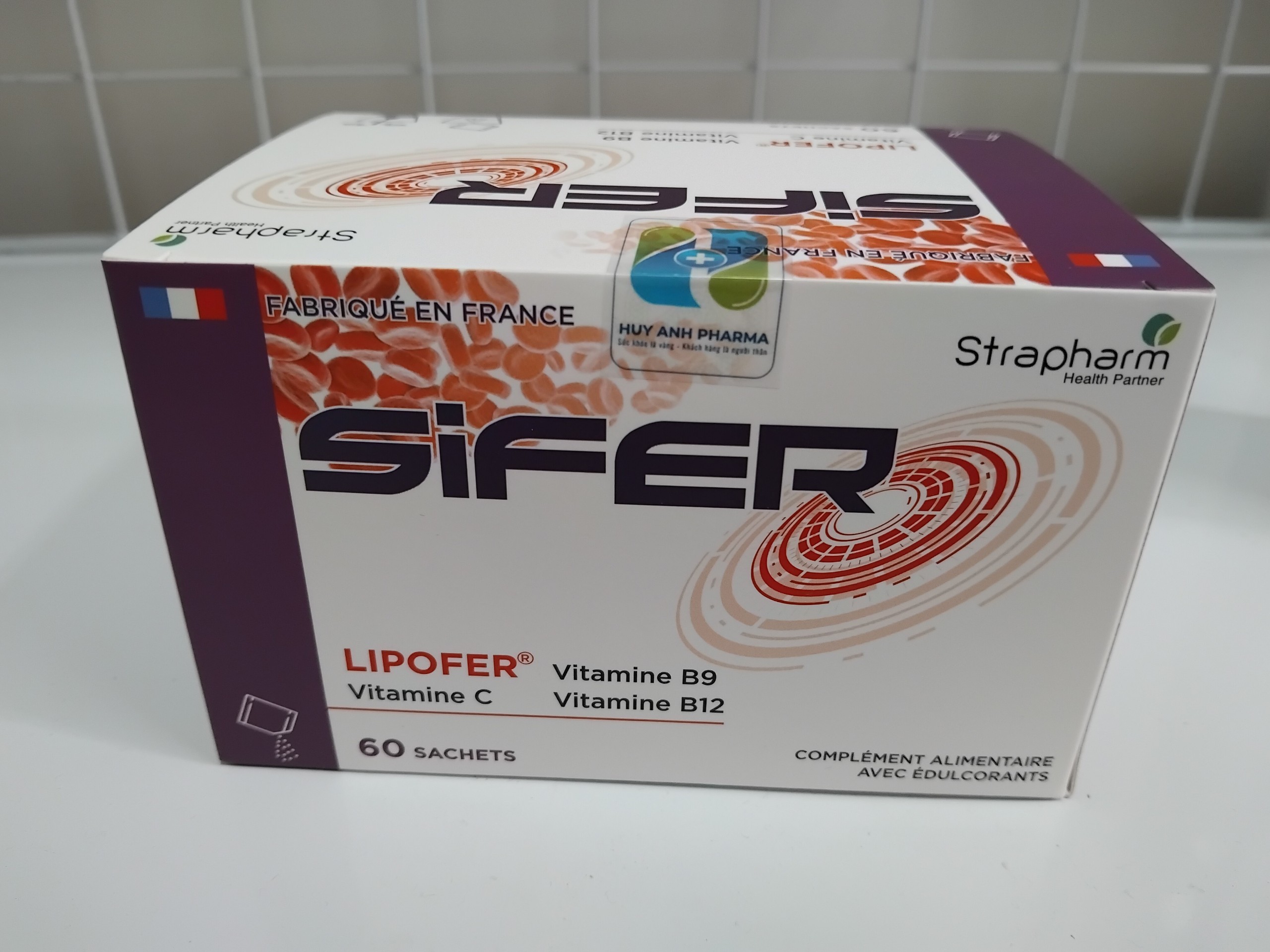 Sắt sinh học Sifer - Sắt cho mẹ bầu và em bé Strapharm Pháp | Chiaki.vn