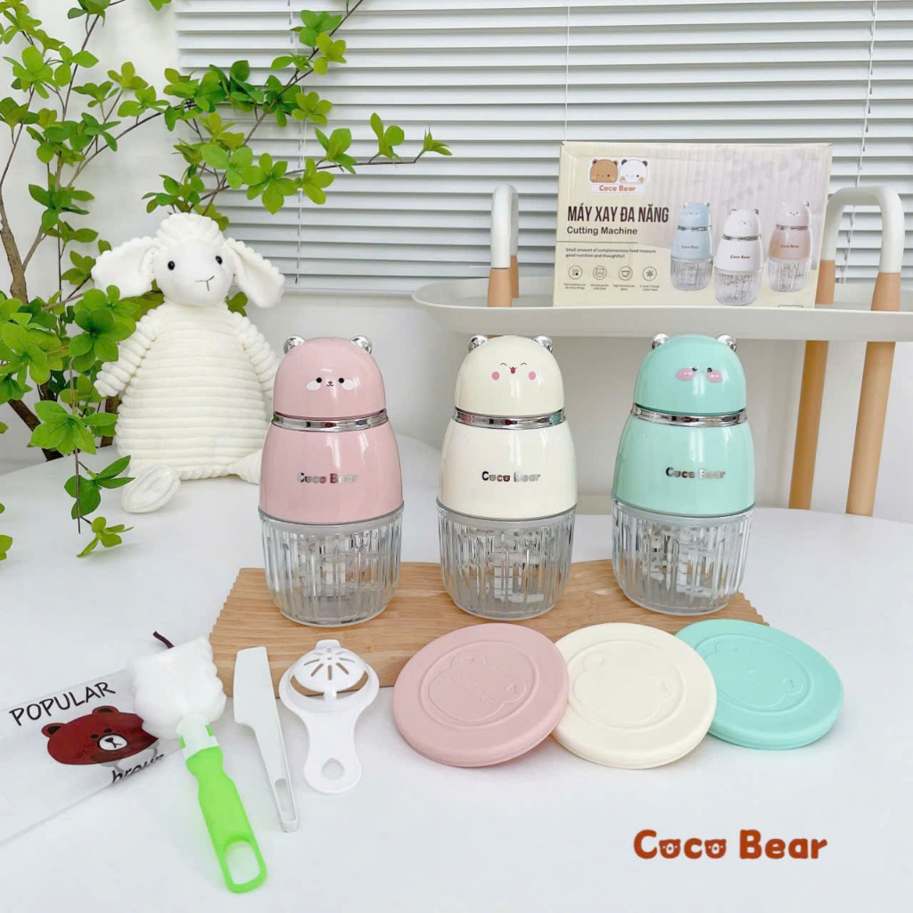 Máy Xay ăn Dặm Cocobear 8 Lưỡi Dao Bản Mimi | Chiaki.vn