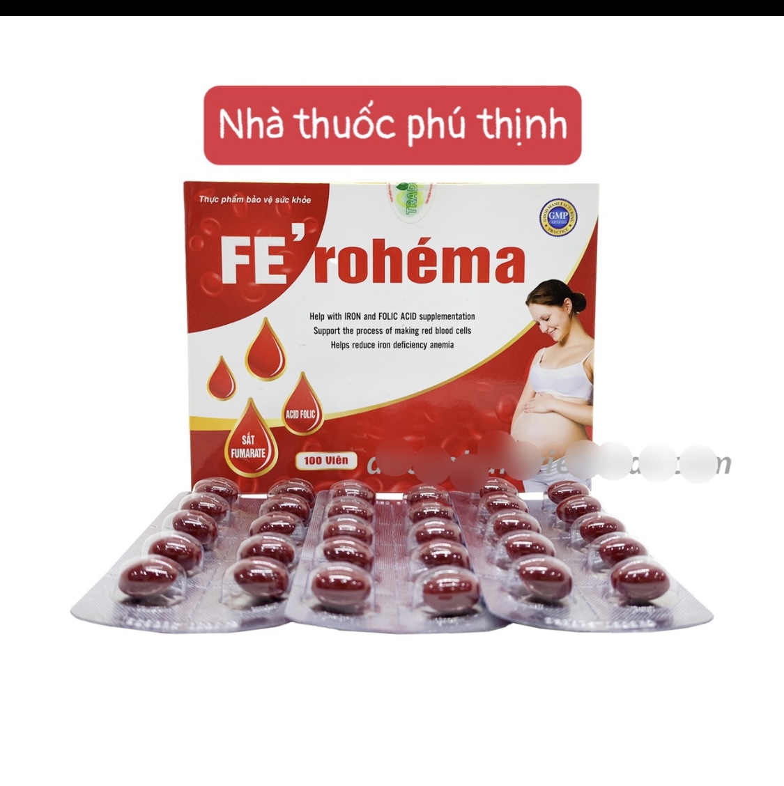 1. Thành phần của Fe' Rohéma Sắt Fumarate: 100mg. Fos: 50mg. lnsu ...